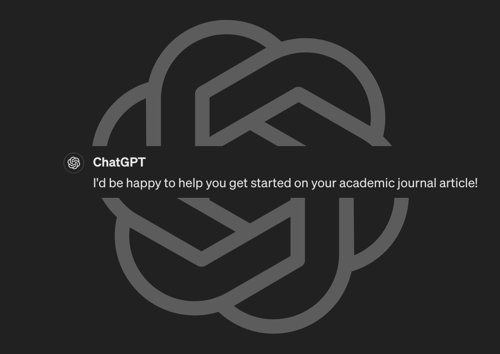 ChatGPT can be our ally when conducting scientific research — but ...